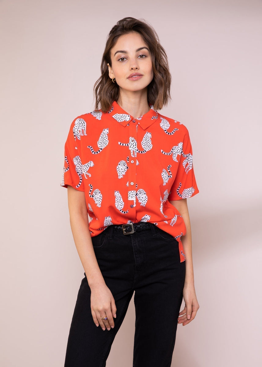 Snow Leopards EcoVero Nicky S/Sleeve Shirt – Anorak