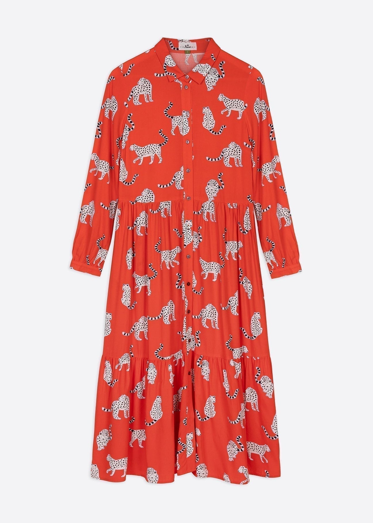 Snow Leopards EcoVero Midi Shirt Dress – Anorak